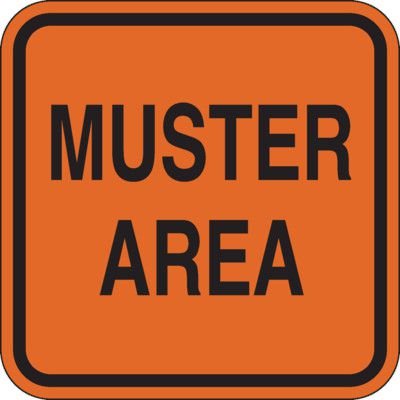 Muster Area Sign | Seton