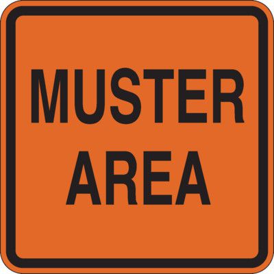 Muster Area Sign | Seton