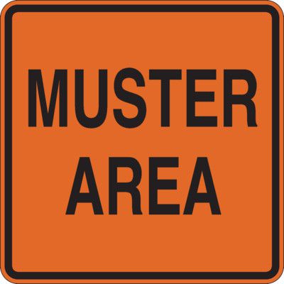 Muster area Sign | Emedco