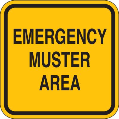 Emergency Muster Area Sign | Seton