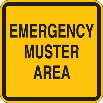 Emergency Muster Area Sign | Seton Canada | Seton.ca