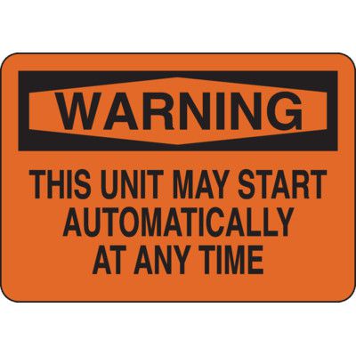 Machine Warning Signs | Safety Decals & Labels | Emedco