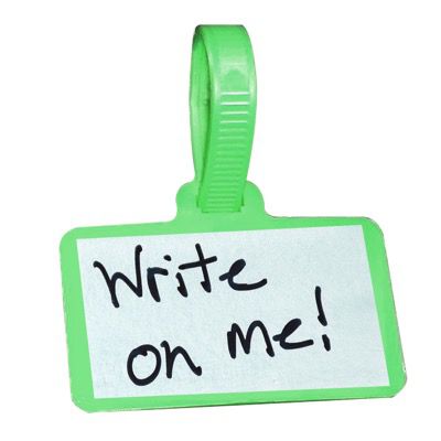 Medium Write-On Tag Ties, Blank Tags, Tags | Seton