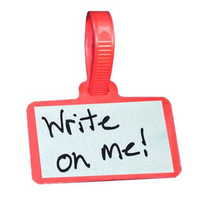 Medium Write-On Tag Ties, Blank Tags, Tags | Seton