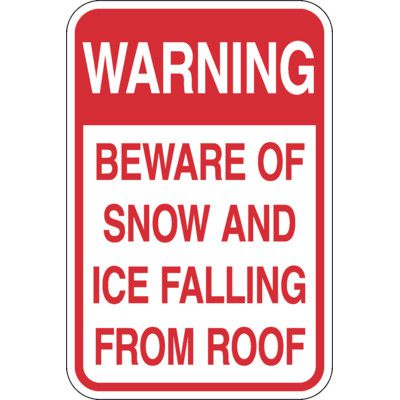 Ice & Snow Warning Signs | Seton