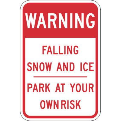 Ice & Snow Warning Signs | Seton