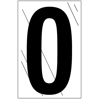 Clear Back Letters And Numbers|Seton Canada | Seton Canada