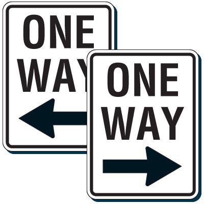 One Way Sign | Emedco