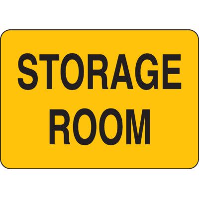 Storage Room Safety Sign | Emedco