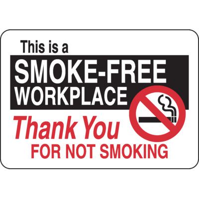 Smoke & Tobacco Free Signs | Seton