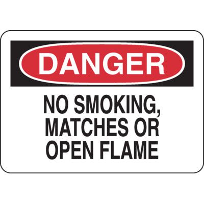 Danger No Smoking - Industrial Smoking Signs | Seton | Seton