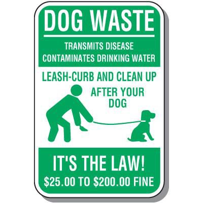 Pet Waste Sign | Emedco