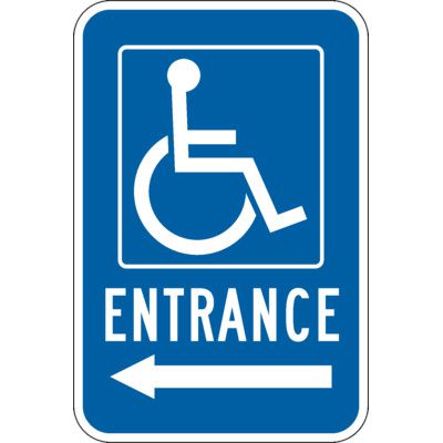 Wheelchair Accessible Entrance (Left Arrow) | Seton Canada | Seton.ca