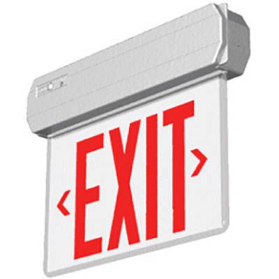 UL 924 Edgelit Thermoplastic Exit Sign | Seton