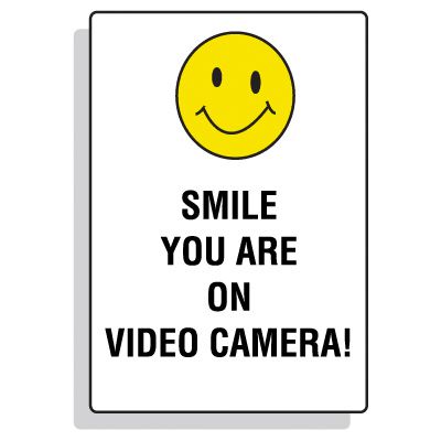 Smile You Are On Camera Sign | Seton