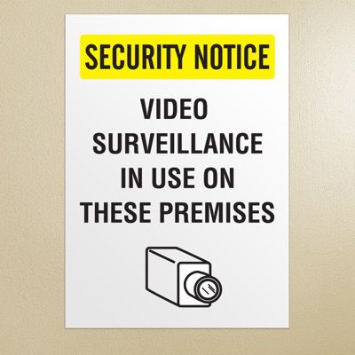 Printable Security Camera Signs