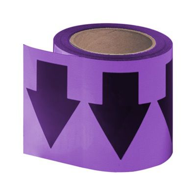 Arrows-On-A-Roll™ Pipe Marking Tape | ANSI Colors & Sizes | Seton