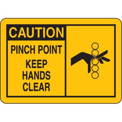 Machine & Equipment Hazard Zone Signs | OSHA Compliant | Emedco