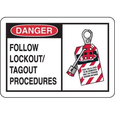 Lockout Tagout Signs | Seton