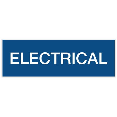 Electrical - Engraved Standard Worded Signs|Seton Canada | Seton.ca