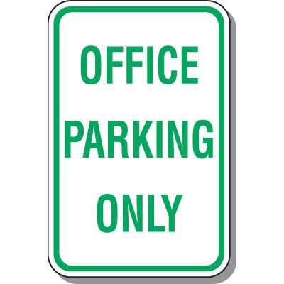 Office Parking Only Sign | Emedco