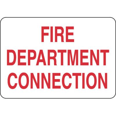 Fire Department Connection (FDC) Signs | Seton