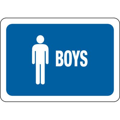 Boy's Restroom Sign | Emedco