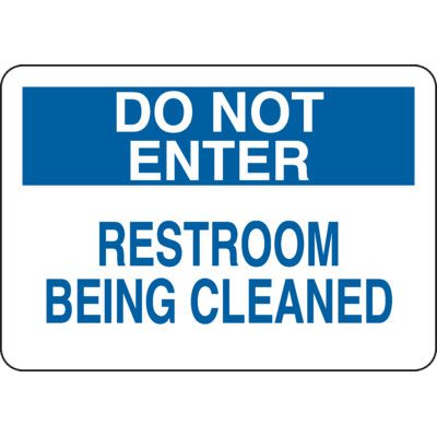 Restroom Closed for Cleaning Sign | Seton | Seton