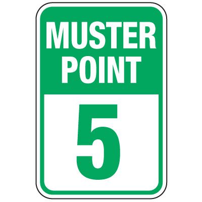 Muster Point Signs