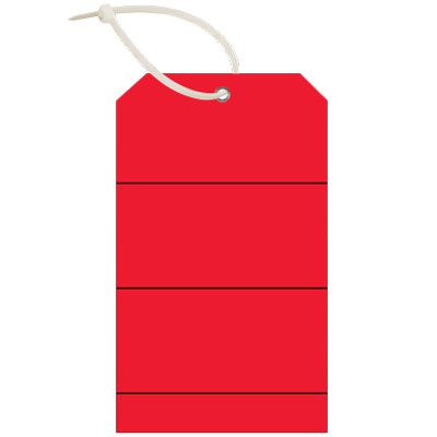 Rectangular Blank Heavy-Duty Plastic Tag | Seton