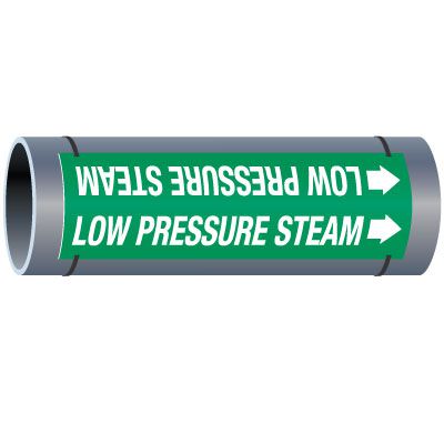 Low Pressure Steam - Ultra-Mark High Performance Pipe Markers | Emedco