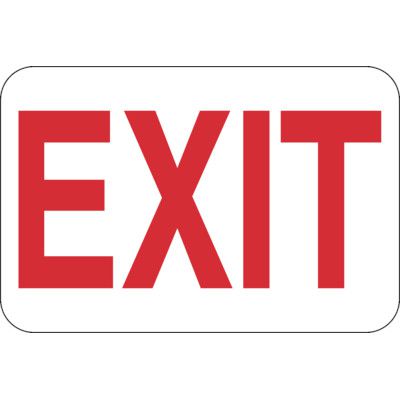 Heavy-Duty Emergency Rescue and Evacuation Signs - Exit | Seton