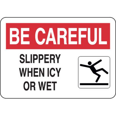 Slipping & Tripping Signs | OSHA & ANSI Fall Prevention | Emedco