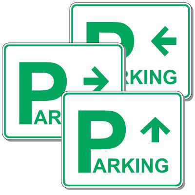 Directional Parking Sign | Emedco