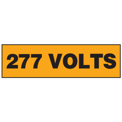 Electrical Marker Packs - 277 Volts | Emedco