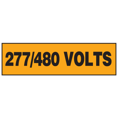 Electrical Marker Packs - 277/480 Volts | Emedco