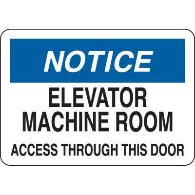 Elevator Safety Signs | ANSI & OSHA Compliant | Seton