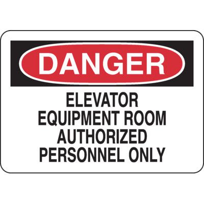 Elevator Safety Signs | ANSI & OSHA Compliant | Seton