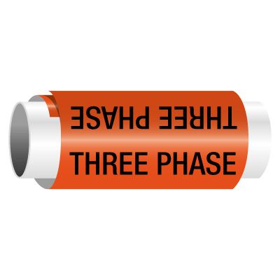 Three Phase - Snap-Around Electrical Markers|Seton Canada | Seton.ca