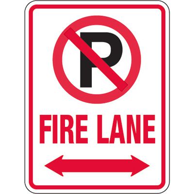 Pavement Message Signs - Fire Lane|Seton Canada | Seton.ca