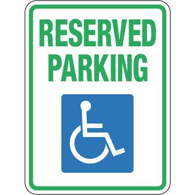 Handicap Parking Signs & ADA Parking Signs | Federal & State | Emedco