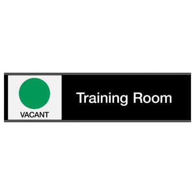 Training Room Sign with Engraved Sliders | Seton Canada | Seton.ca