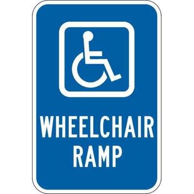 Handicap Signs - Wheelchair Ramp (Symbol of Access) | Seton