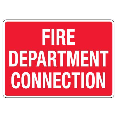 Fire Department Connection Sign | Seton
