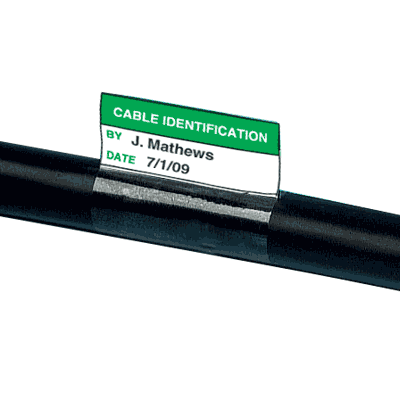 Electrical Safety Write-On Labels - Cable Identification | Seton
