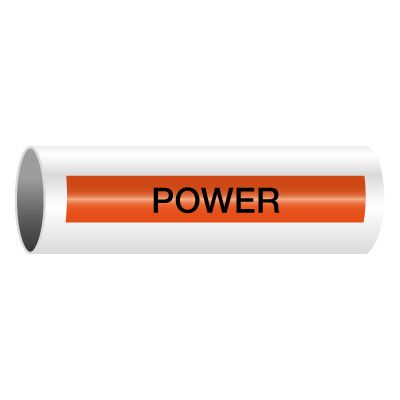 Power - Self-Adhesive Electrical Markers|Seton Canada | Seton.ca