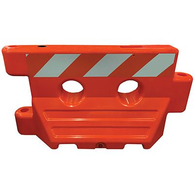 High-Intensity Orange Water Filled Barricade | Emedco