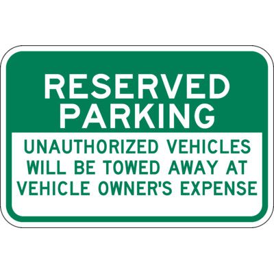 Parking Signs | Private, Visitor & Reserved Parking Signage | Seton.ca