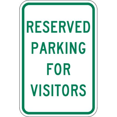 Visitor Parking Signs - Reserved Parking For Visitors|Seton Canada ...