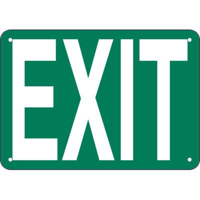 Green Exit Signs, Emergency Exit Sign | Emedco